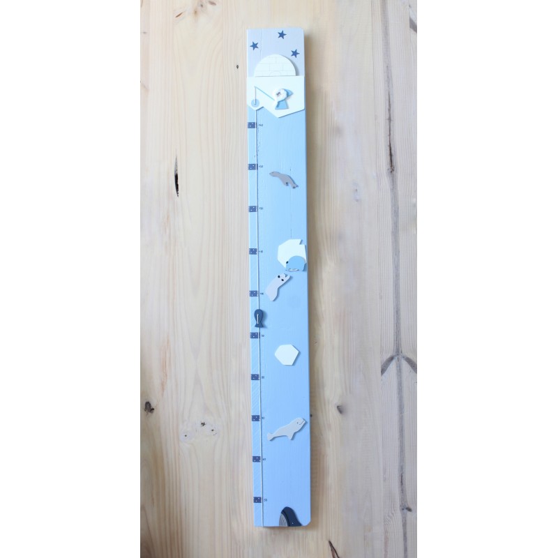 Toise en bois - thème polaire